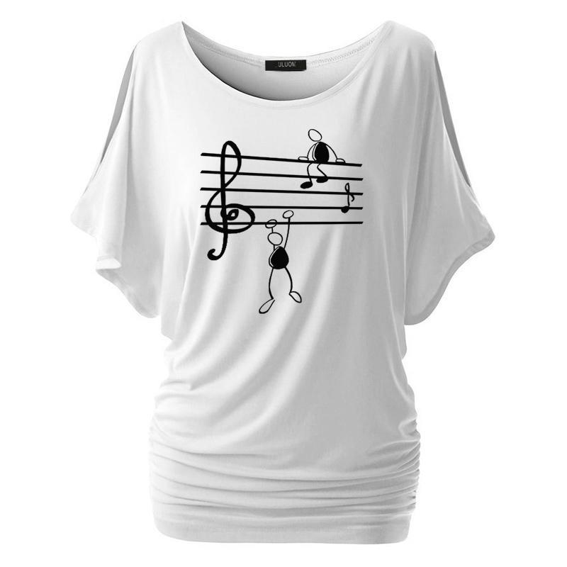 Music Notes Short Sleeve T-Shirt - Artistic Pod