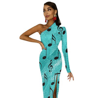 Music Note Maxi Dress - Artistic Pod
