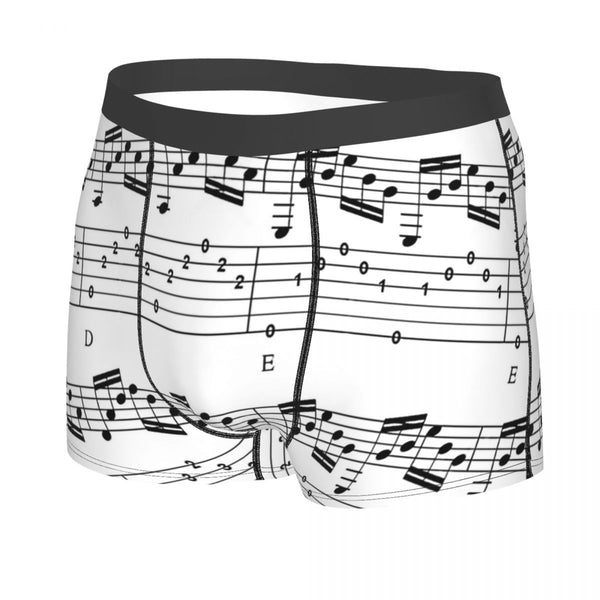 Music Notes Boxer Briefs - Artistic Pod