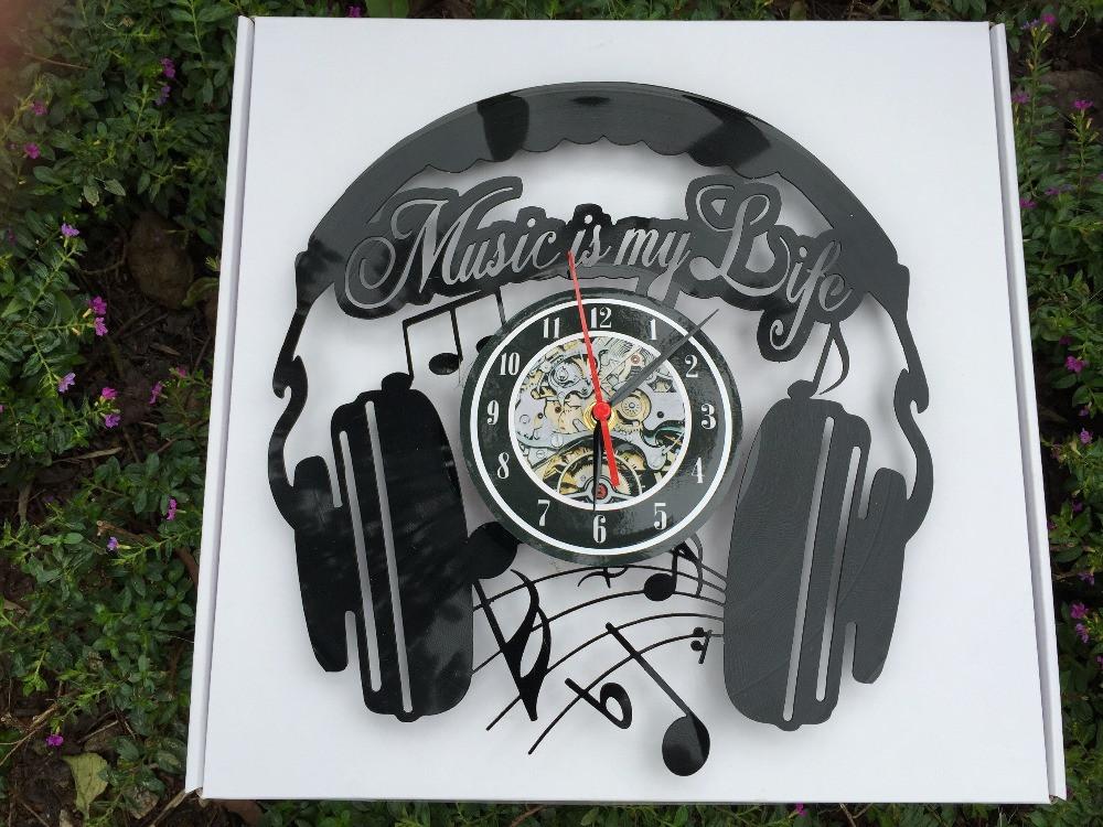 Vinyl Record Wall Clock - Artistic Pod