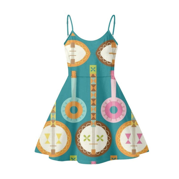 Musical Instrument Sling Dress - Artistic Pod