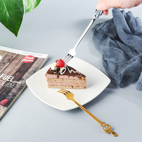 Music Notes Stainless Steel Fork - Artistic Pod
