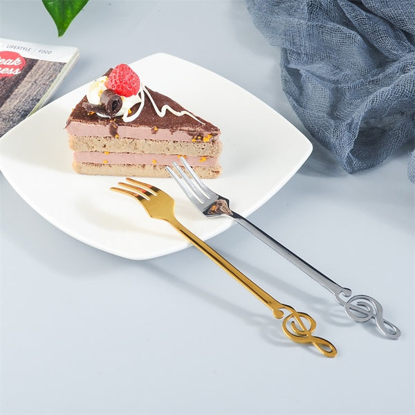 Music Notes Stainless Steel Fork - Artistic Pod