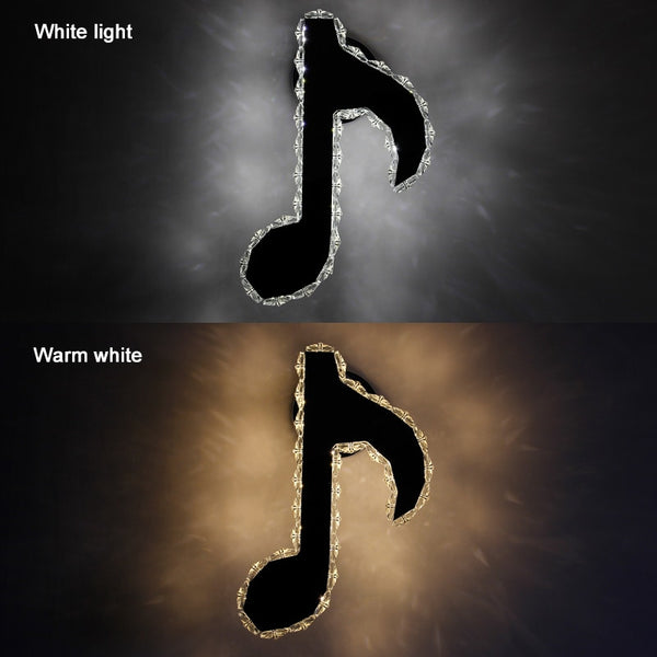 Music Notes Interior Wall Lamp - Artistic Pod