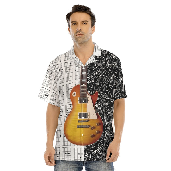 Wooden Guitar Music Note Shirt - Artistic Pod