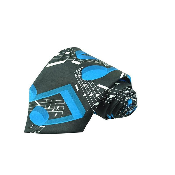 Colorful Music Note Neck Tie - Artistic Pod