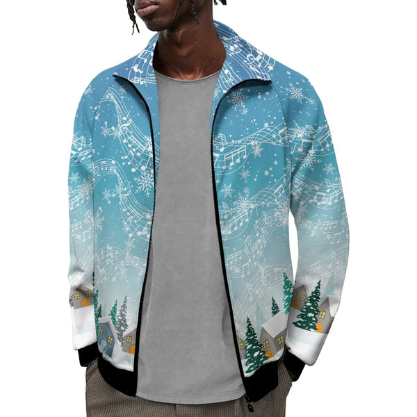 Music Note Christmas Jacket - Artistic Pod