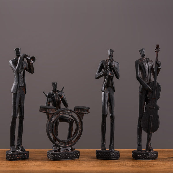 Nordic Music Band Character Sculpture - Artistic Pod