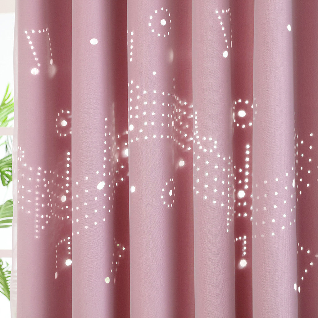 Music Notes Window Curtain - Artistic Pod
