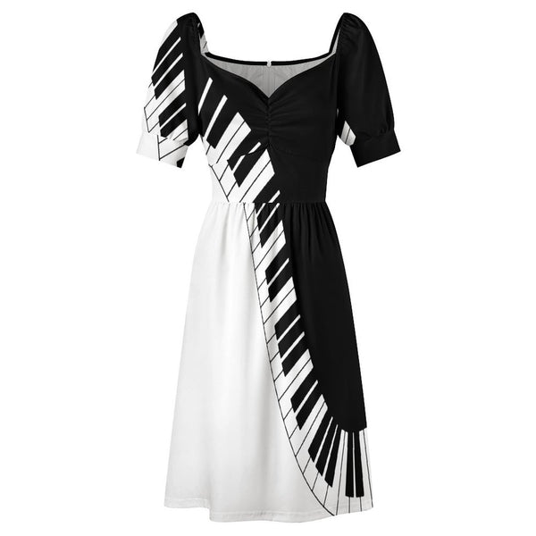 Piano Keyboard Dress - Artistic Pod