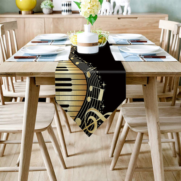 Piano Keys Note Music Table Runner - Artistic Pod