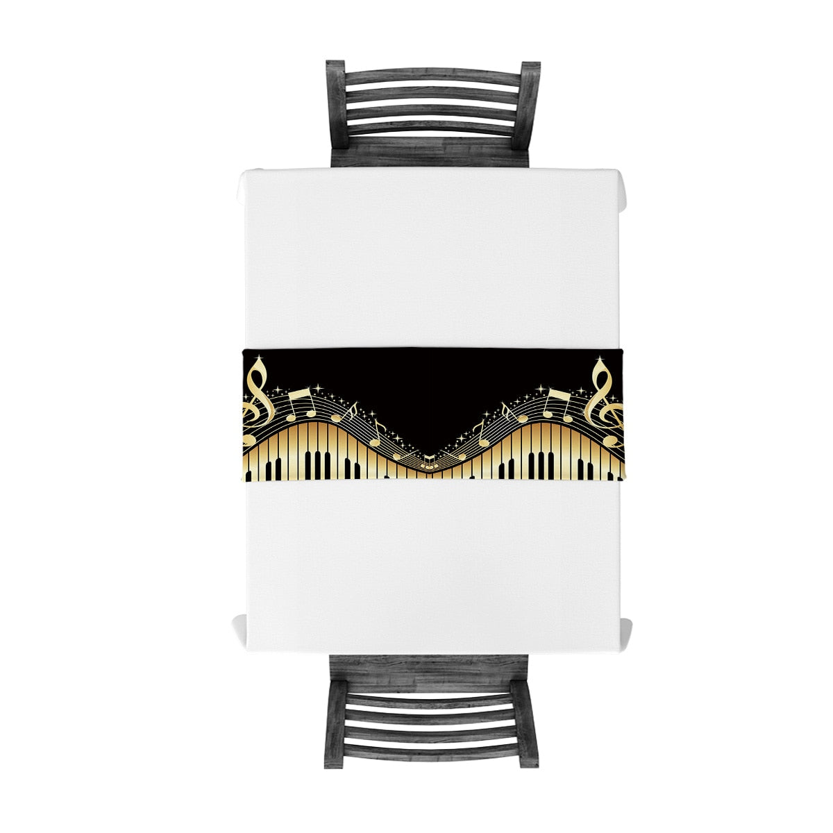 Piano Keys Note Music Table Runner - Artistic Pod