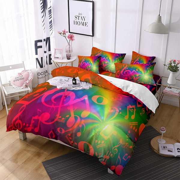 Stunning Music Note Bedding Set - Artistic Pod