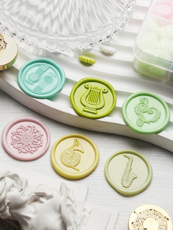 Music Notes Retro Wax Seal Stamp - Artistic Pod