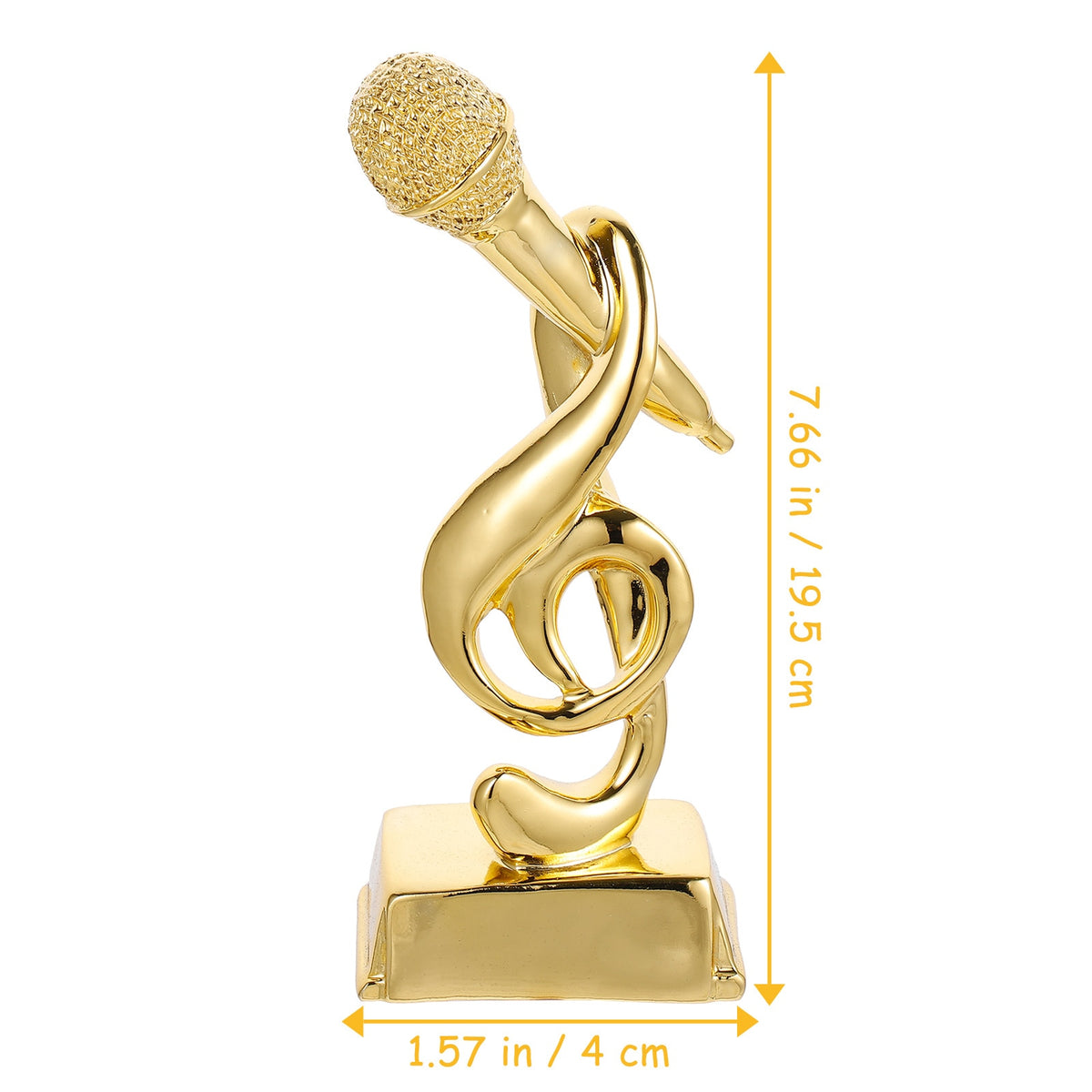 Music Microphone Trophy - Artistic Pod