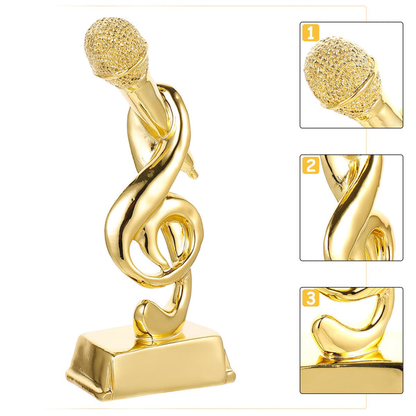Music Microphone Trophy - Artistic Pod