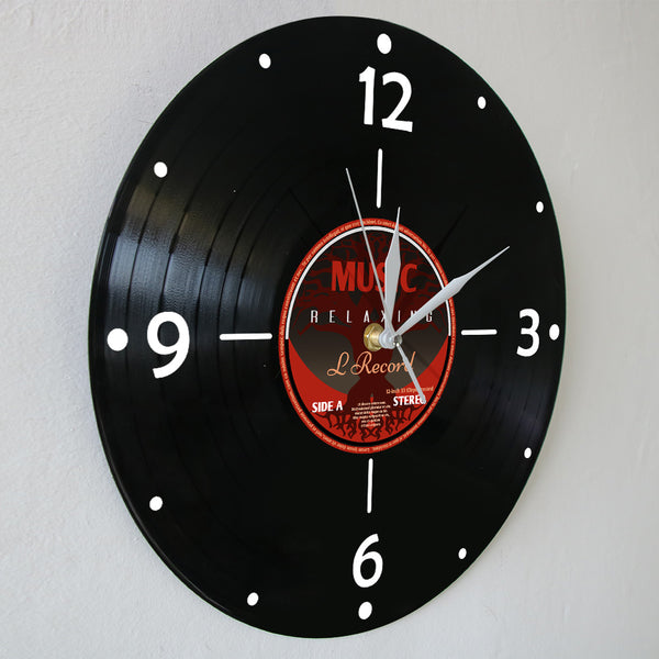 Vintage Vinyl Music Record Wall Clock - Artistic Pod