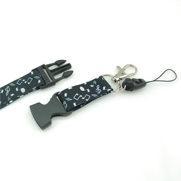 Music Notes Lanyard Set - Artistic Pod