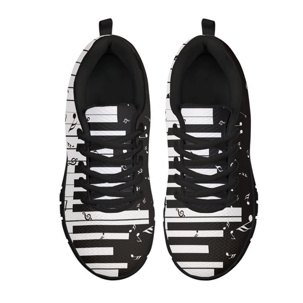 Music Note Piano Key Shoes - Artistic Pod