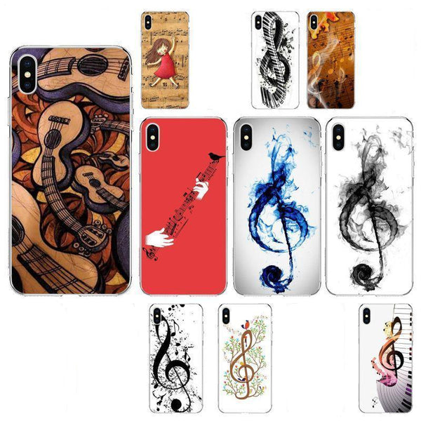 Free - Classic Musical Notes iPhone Case - Artistic Pod