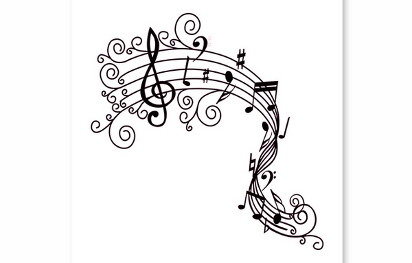 Musical Notes Painting Wall Art - Artistic Pod