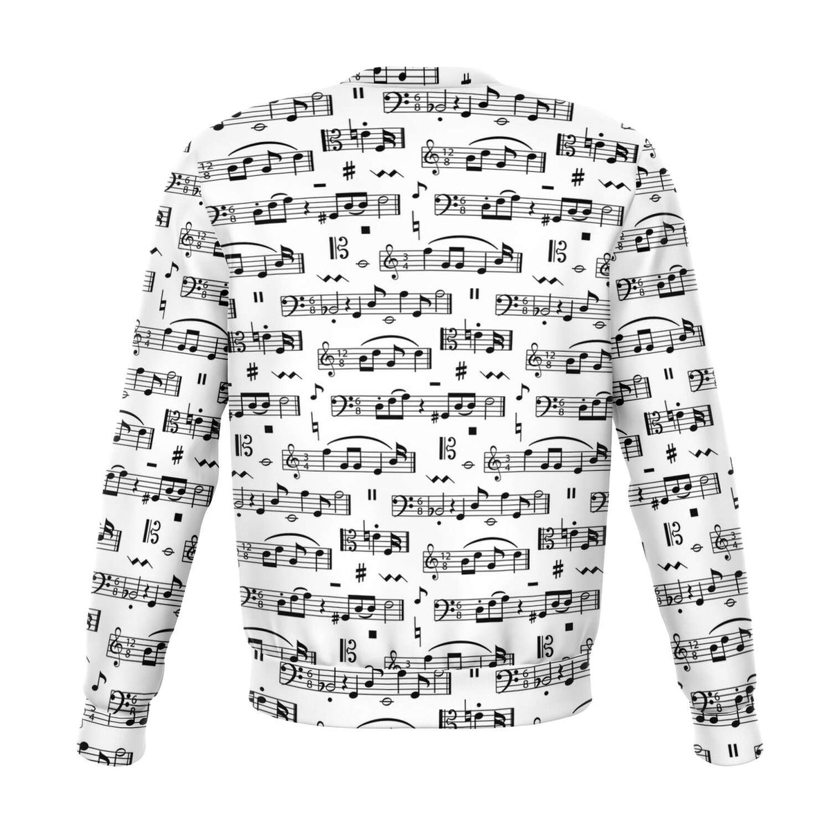 Piano Keys Music Notes Sweatshirt - Artistic Pod