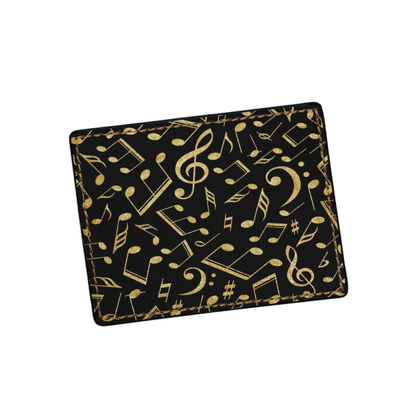 Gold Music Notes Card Holder - Artistic Pod