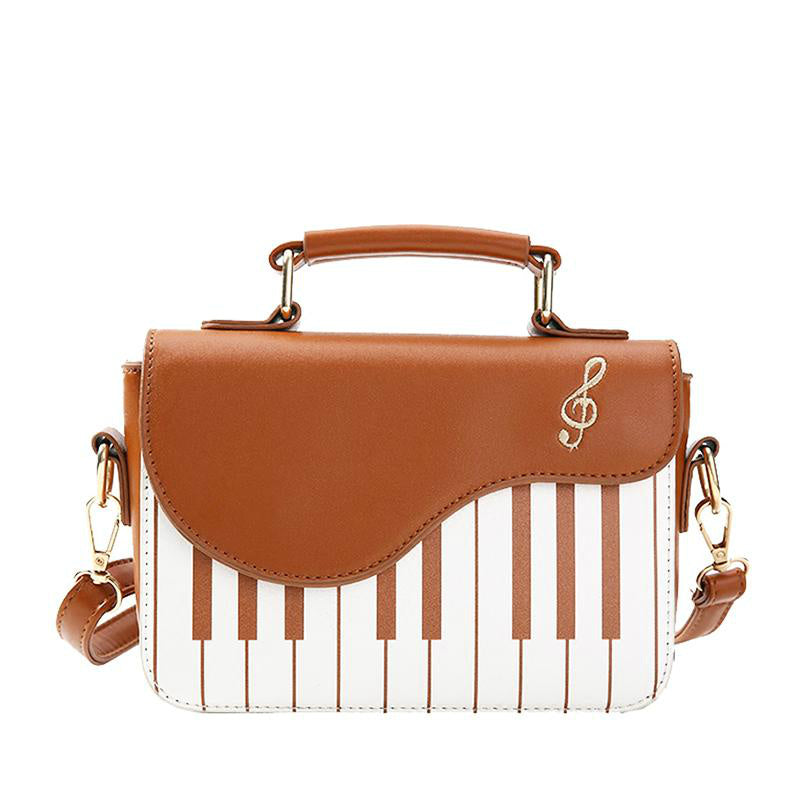 Piano Crossbody Leather Bag - Artistic Pod