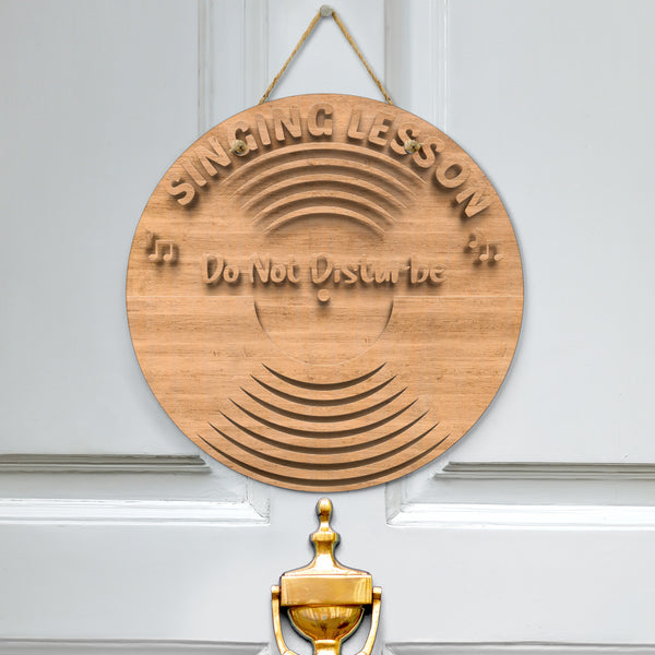 Vinyl Record Door Sign - Artistic Pod