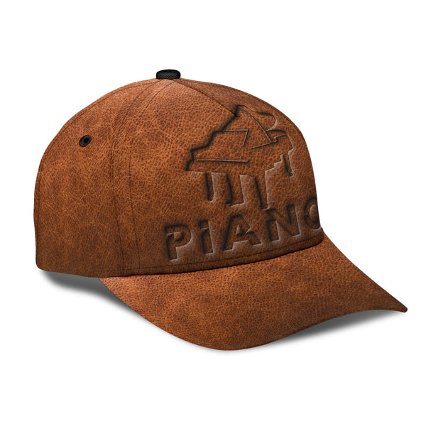 Piano Leather Classic Cap - Artistic Pod