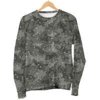 Music Notes Camo Men's Sweater - Artistic Pod