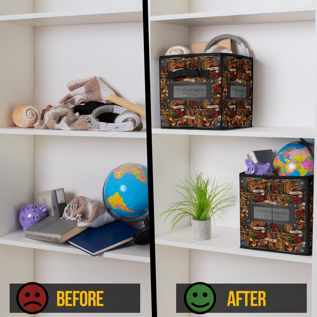 Music Instruments Storage Cube - Artistic Pod