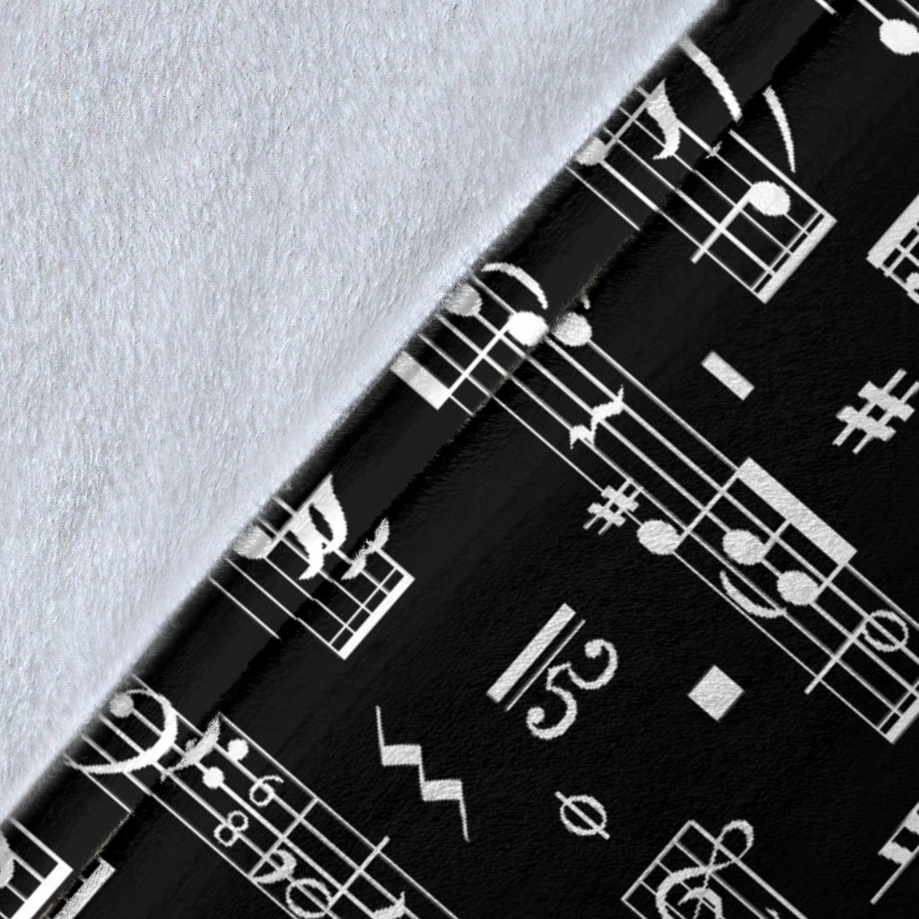Musical Notes Mother Blanket - Artistic Pod