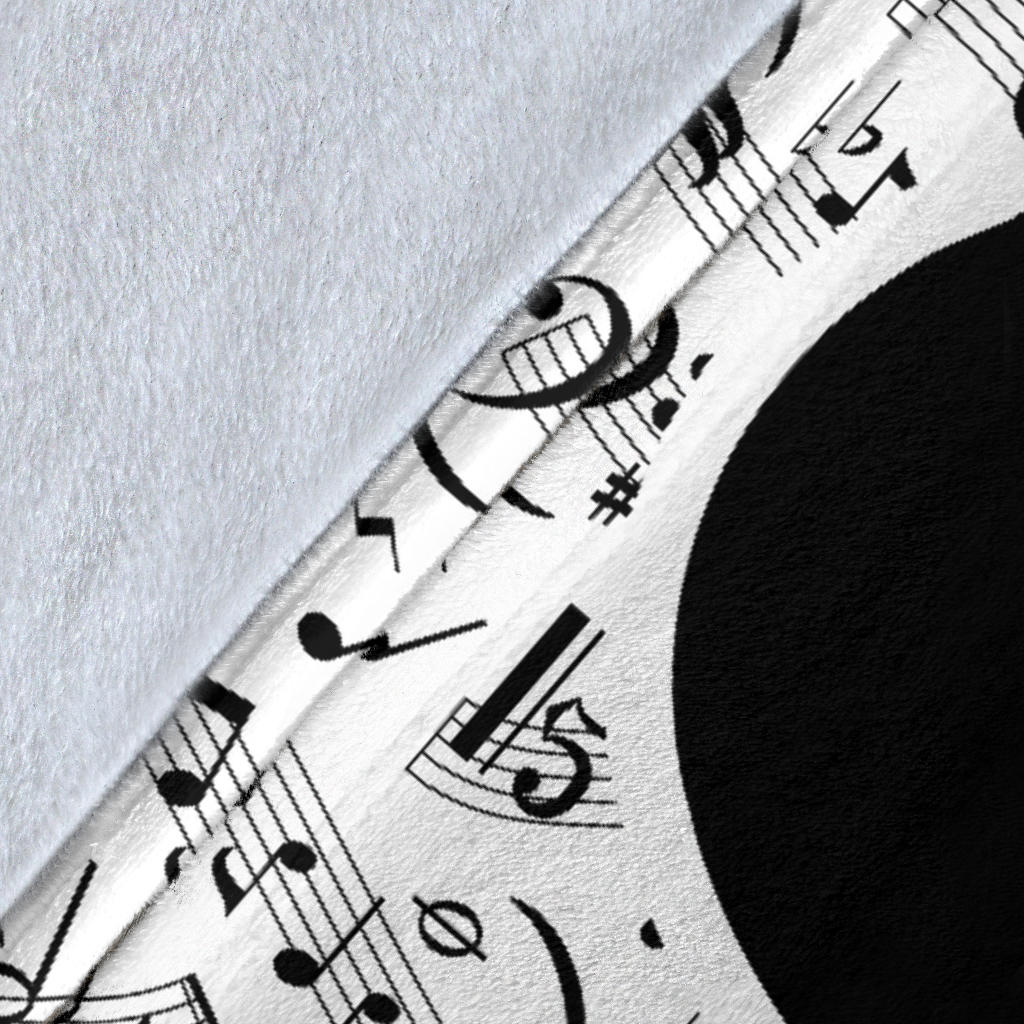 Mother's Day Musical Notes Blanket - Artistic Pod