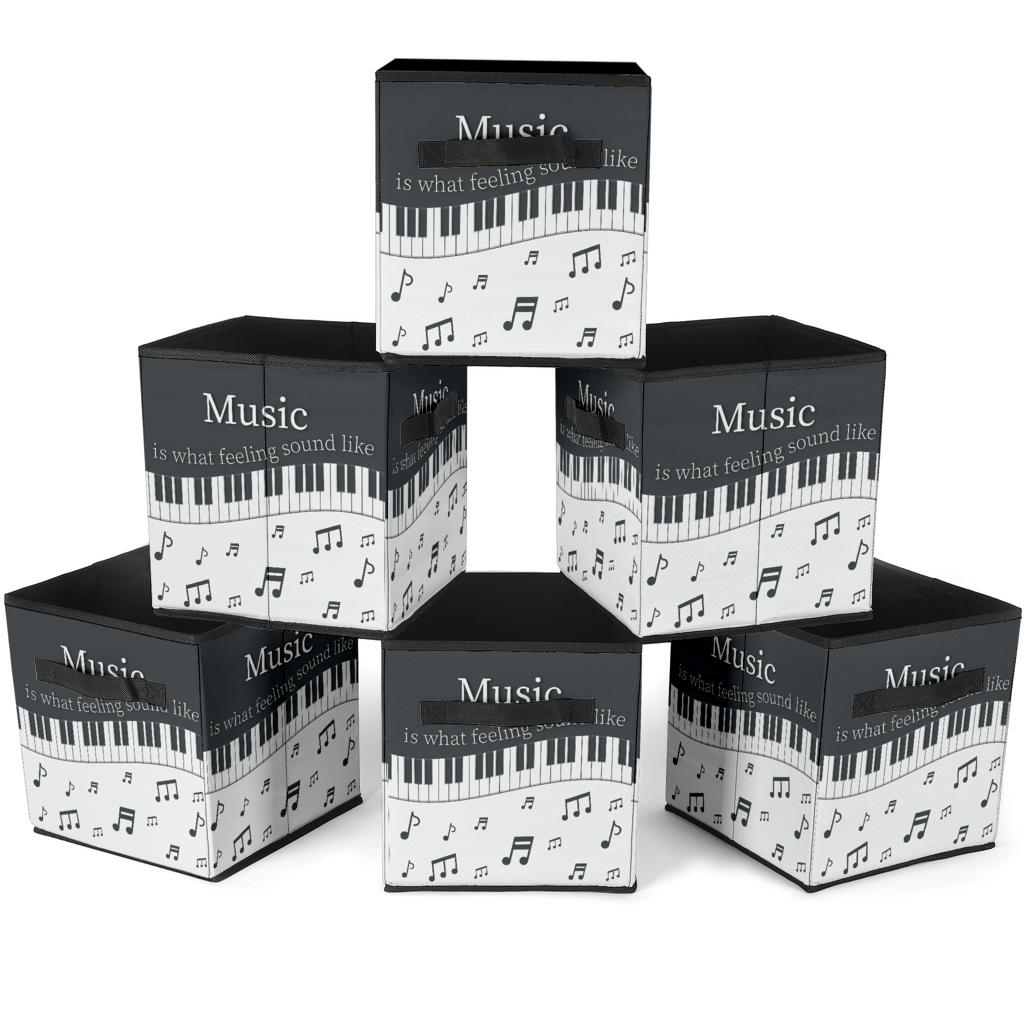 Music Sound Like Storage Cube - Artistic Pod
