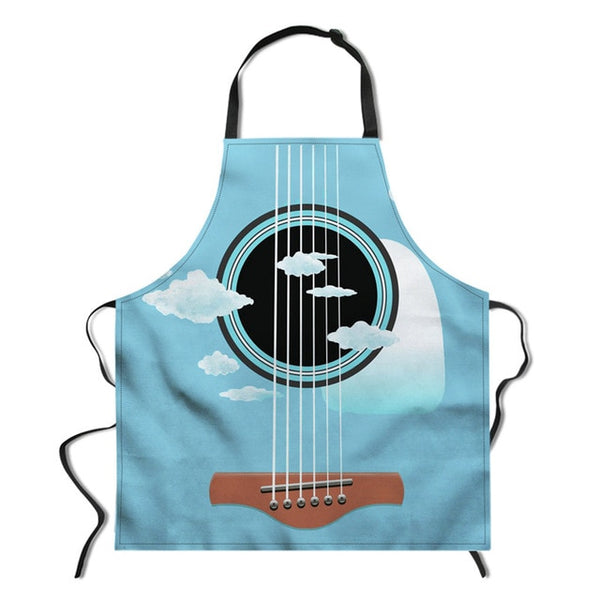 Music Note Chef Apron - Artistic Pod