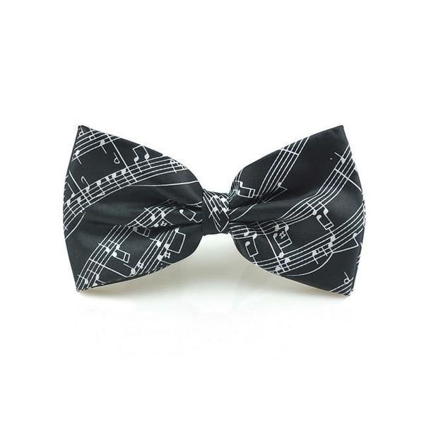 Musical Notes Classic Bow Tie - Artistic Pod