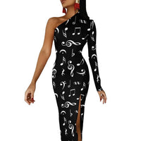 Music Note Maxi Dress - Artistic Pod