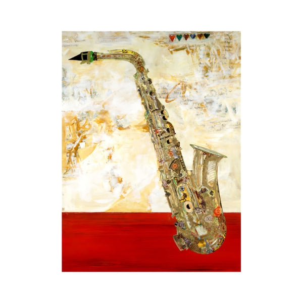 Modern Saxophone Canvas Art - Artistic Pod