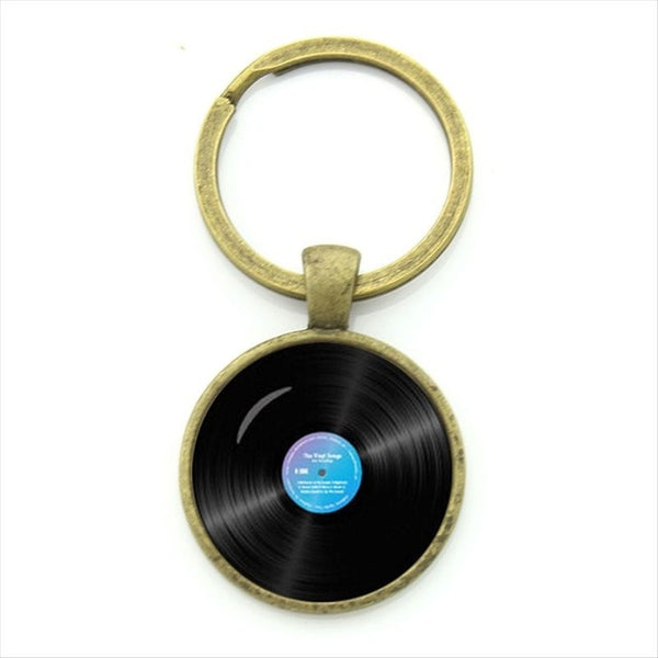 Vinyl Record Keychain - Artistic Pod