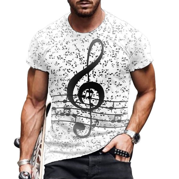 Treble Clef Note T-shirt - Artistic Pod