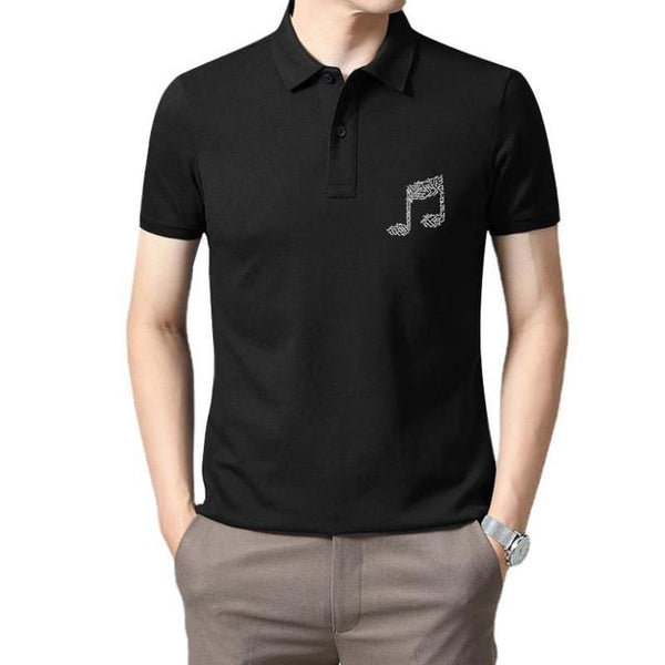 Eighth Note Cotton Shirt - Artistic Pod