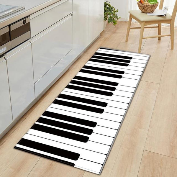 Piano Hallway Kitchen Mat - Artistic Pod