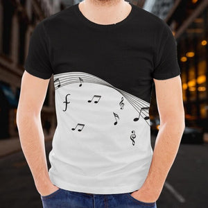 Music Note Sheet Casual Shirt - Artistic Pod